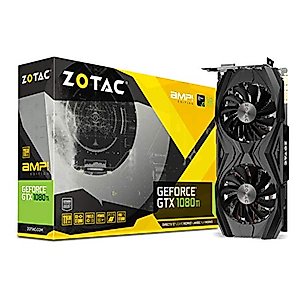 ZOTAC GeForce GTX 1080 Ti AMP Edition 11GB GDDR5X 352-bit PCIe 3.0 Gaming Graphics Card VR Ready(ZT-P10810D-10P)
