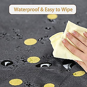 Toplive 4 Pack Plastic Tablecloths for Rectangle Tables, 54”x 108” Disposable Party Table Cloths Rectangular Tables Covers for Birthday Thanksgiving Christmas Wedding Anniversary-Black