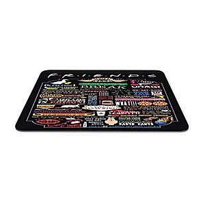 JNKPOAI Friends TV Show Mouse Pad Square Rubber Office Mouse Pad
