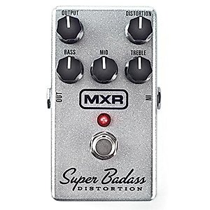 MXR M75 Super Badass Distortion Pedal w/Bonus RIS Picks (x3) 710137067745
