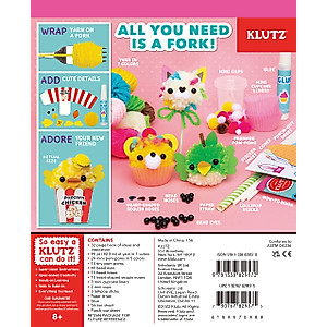 KLUTZ Mini Pom-Pom Food Animals Craft Kit