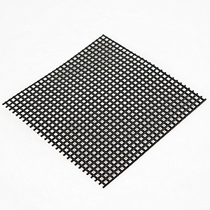 Plastic Canvas Shapes 7 Count 4" 10/Pkg-Squares Clear