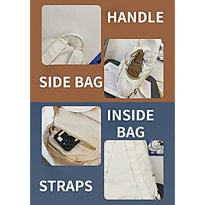 RRRWEI Vintage Casual Lightweight Canvas Backpack School Bag Travel Daypack Laptop Backpack ,Durable Rucksack,Travel Notebook Bag (green)