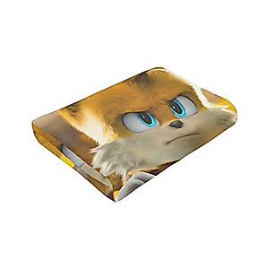 Annkoifu 40"X50" 3D Printing Throw Blanket Cartoon Personalized Print Blanket Cozy Soft Blanket Provide Warm