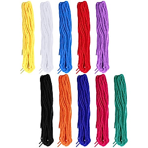 Timgle 200 Pcs Tipped Lacing Yarn for Kids Colored Threading for Beading Colorful Craft String Creative Beading Cord for Weaving Jewelry Making Crafts Arts Stringing Projects Supplies Motor Skills