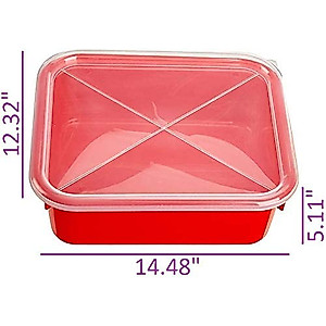 Zilpoo 4-Pack Toy Storage Organization Bins with Lids, 10 Quart Stackable Plastic Shelf Containers with Cover, Classroom School Supplies Closet Shelves Arts and Crafts Bin