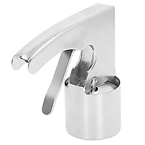 Ice Cream Scoop, Old Stainless Steel Ice Cream Scooper, Cylinder Ice Cream Digger Scoop with Trigger, Durable Ice Cream Accessories, for Kitchen Utensils (Silver)