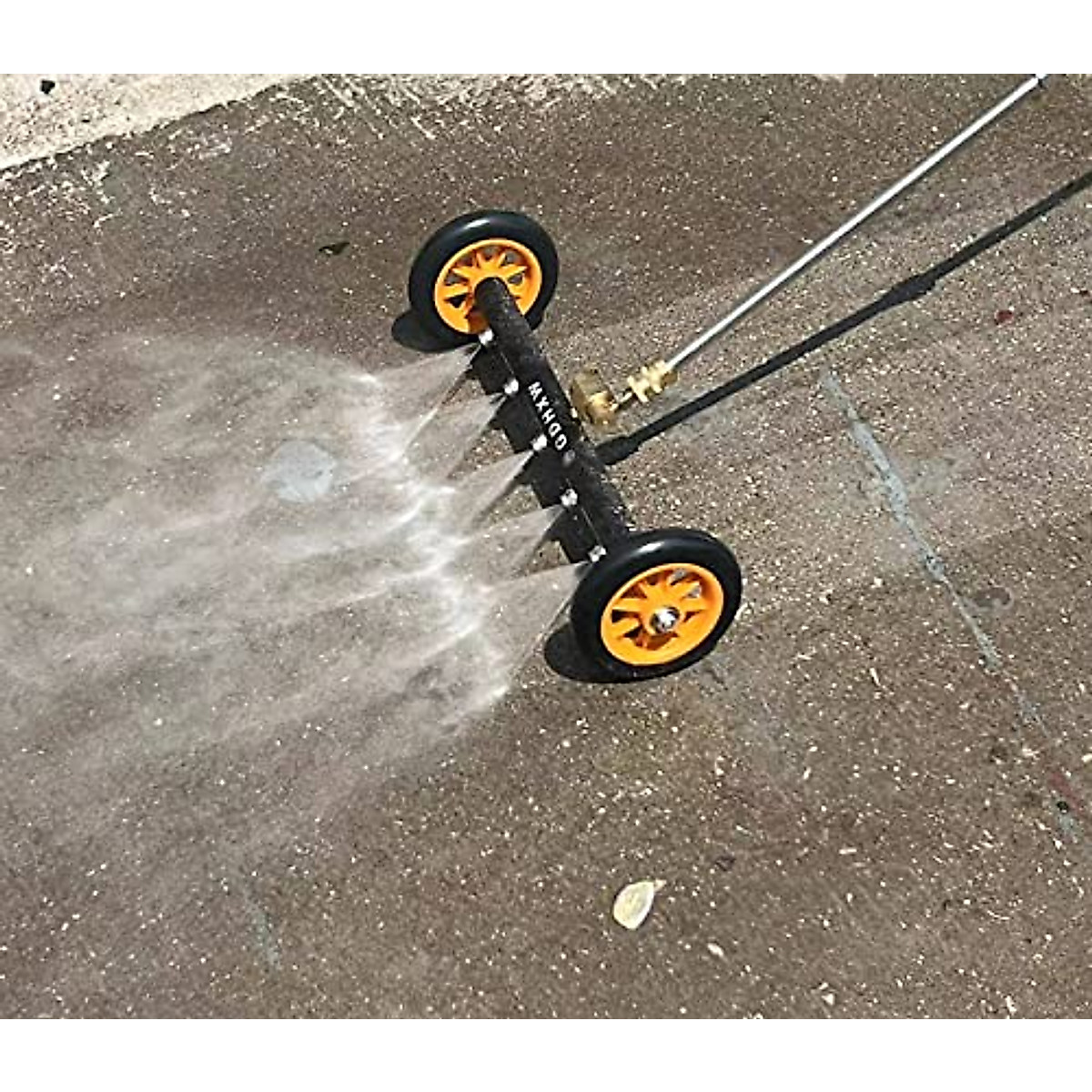 GDHXW Dual-Function 5 Nozzles Undercarriage Cleaner Undercarriage Washer Water Broom 3 Extension rod MAX 5000PSI Large 18 IN