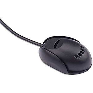 Galabox Mic 3.5mm External Microphone Assembly for Car Vehicle Head Unit Bluetooth Enabled Audio Stereo Radio Receiver GPS DVD with 3m Cable Plug and Play