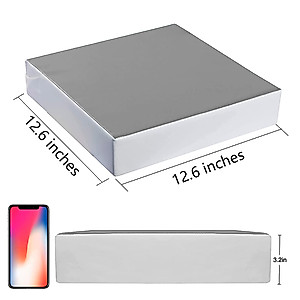 Toddler Booster Seat Dining, PU Washable 2 Straps Safety Buckle Kids Booster Seat for Dining Table, Portable Travel Increasing Cushion…