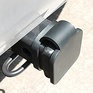 X-Haibei 2 Inch Trailer Hitch Cover Black Tube Plug Cap Fits All 2 Inch Receivers