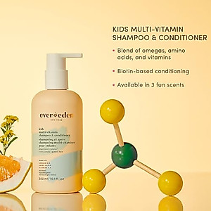 Evereden Kids Shampoo and Conditioner 2 in 1: Fresh Pomelo, 10.1 fl oz. | Gentle Kids Skin Care | Non-toxic and Clean Ingredients