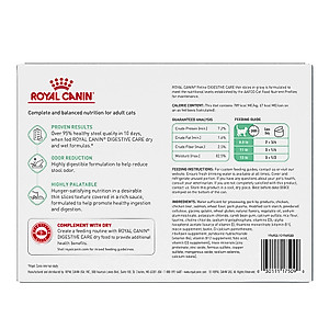 Royal Canin Digestive Care Thin Slices in Gravy Wet Cat Food, 3 oz can (12-count)