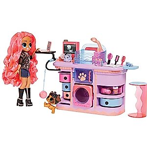 L.O.L. Surprise! LOL Surprise OMG Rescue Vet Set with 45+ Surprises Including Color Change Features, 2 New Pets, and Exclusive Fashion Doll, Dr. Heart - Great Gift for Kids Ages 4+