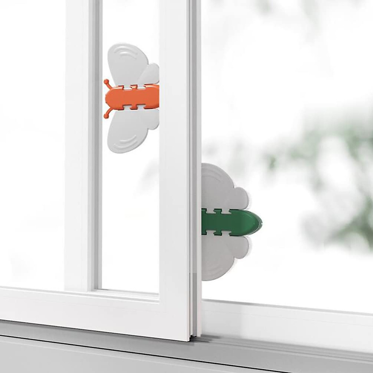 Kisangel 3pcs Door and Window Safety Lock Sliding Door Lock Sliding Glass Door Lock Window Locks Sliding Door Handle Sliding Patio Door Lock Sliding Doors Safety Window Abs Child