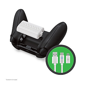 Hyperkin "Game N' Charge" Battery Kit for Xbox Wireless Controller (Xbox Series X/Xbox Series S) (White) - Xbox Series X;