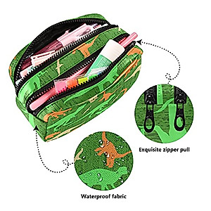 Pencil Case Dinosaur Pattern Big Capacity Pencil Pouch Cute School Supplies Pencil Bags with Zipper Lightweight Organizer Waterproof Students Office Adults