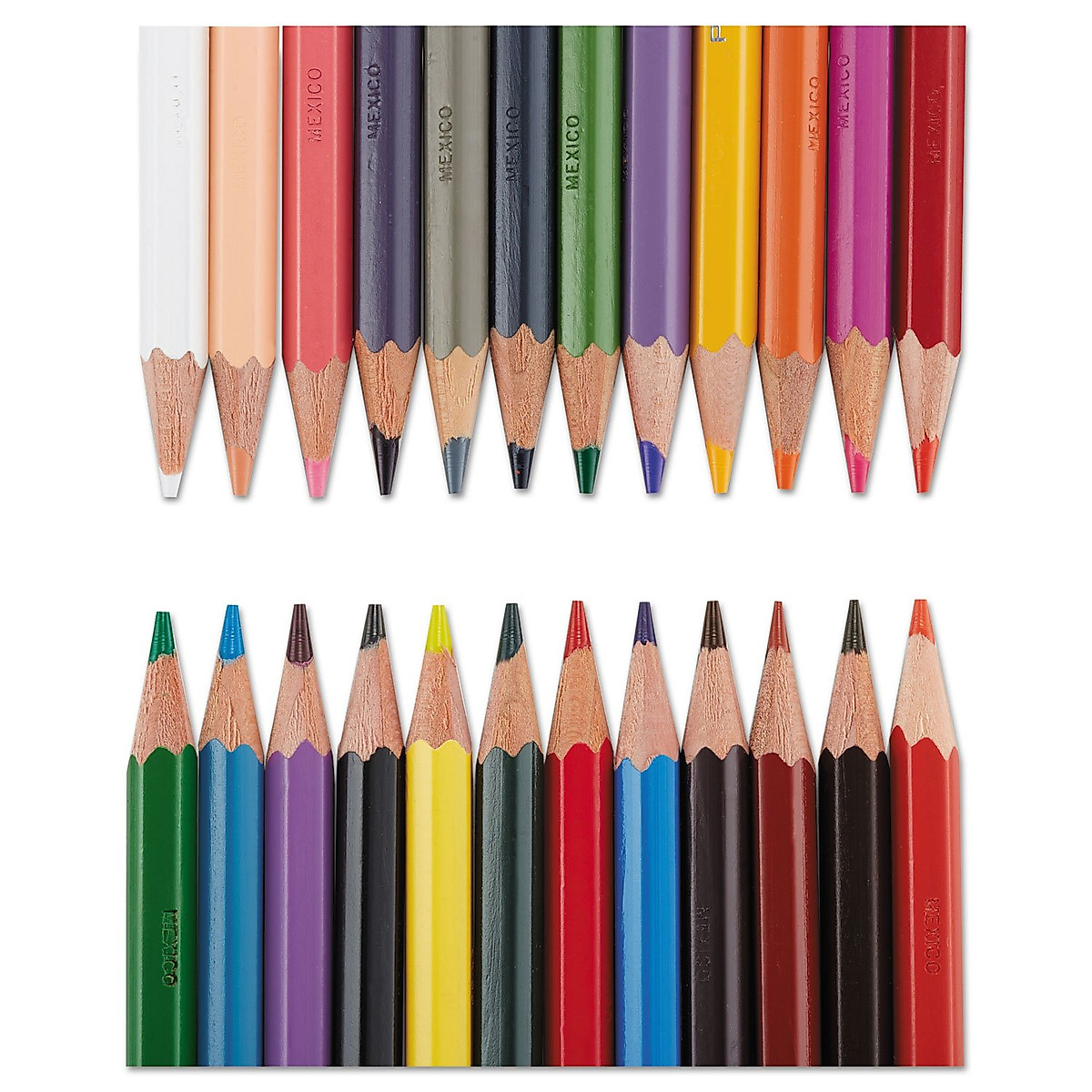Prismacolor 20517 Col-Erase Colored Woodcase Pencils, 24 Assorted Colors/Set