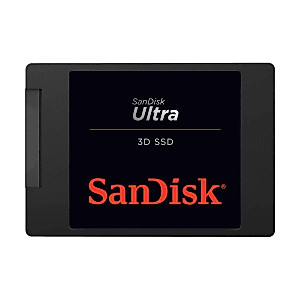 SanDisk Ultra 3D NAND 500GB Internal SSD - SATA III 6 Gb/s, 2.5 Inch /7 mm, Up to 560 MB/s - SDSSDH3-500G-G25
