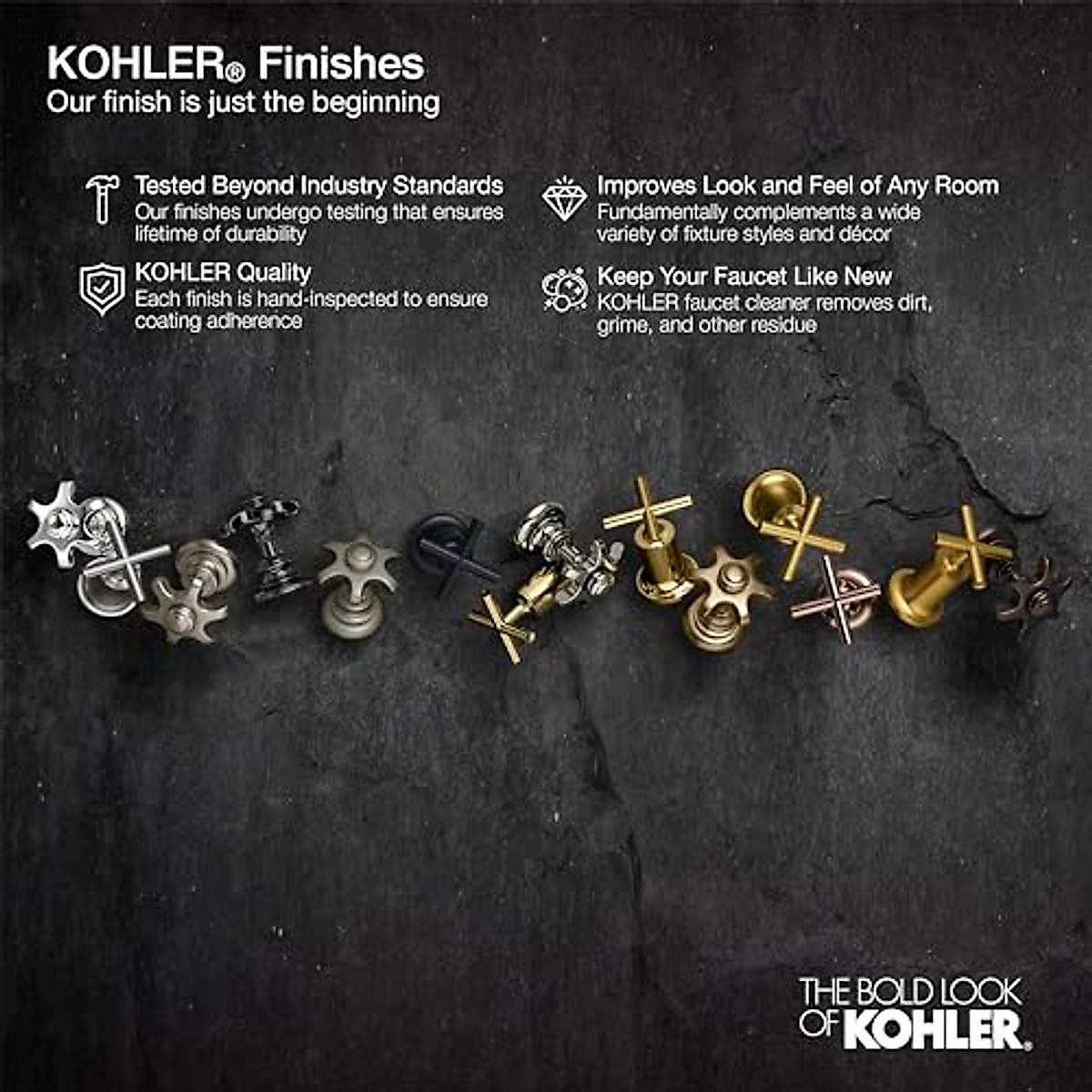 KOHLER 22066-2MB Graze Wall-Mount Pot Filler, Pot Filler Faucet, Pot Fillers Wall Mount, Vibrant Brushed Moderne Brass