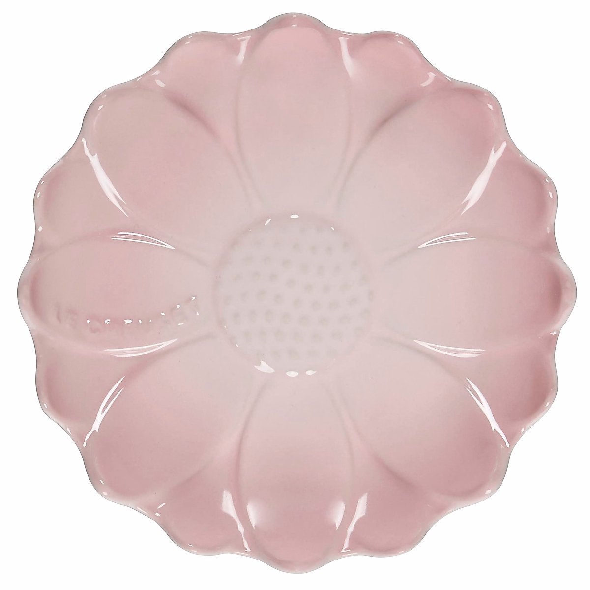 Le Creuset Shell Pink Stoneware Flower Spoon Rest