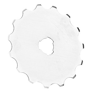 Rotary Cutter Blades, Pack of 5 45mm High Speed Steel Crochet Rotary Cutter Blades Perforating Rotary Replacement Blades for Patchwork Leather Fabric Paper Cutting Crafting Sewing