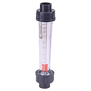 Deosdum 60‑600L/H Plastic Tube Liquid Water Rotameter LZS‑15D Flow Meter