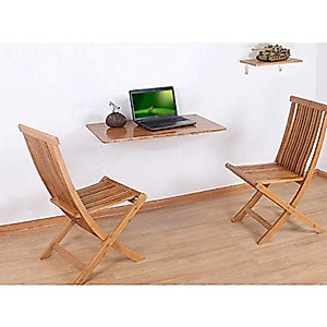 MTYLX Table,Desk,Wall Mounted Bar Dining Table,Foldable Computer Desk Learning Table,Wall-Mounted Study Desk,Size Optional,6040Cm,6040Cm
