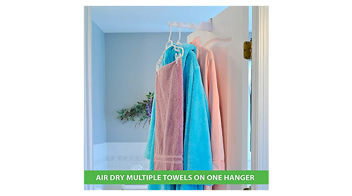 Wonder Hanger: Space-Saving Over-The-Door Hangers (3-Pack)