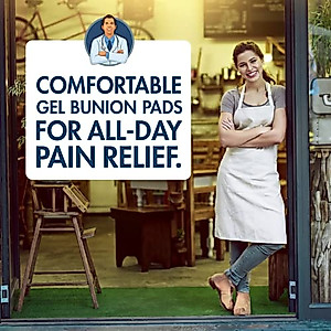 Dr. Frederick's Original Bunion Sleeves - 2ct. - Thin Bunion Relief Socks - Orthopedic Bunion Cushion for Women & Men - Gel Pad Bunion Guard, Big Toe Separator - Small - W5-6.5 | M4.5-6