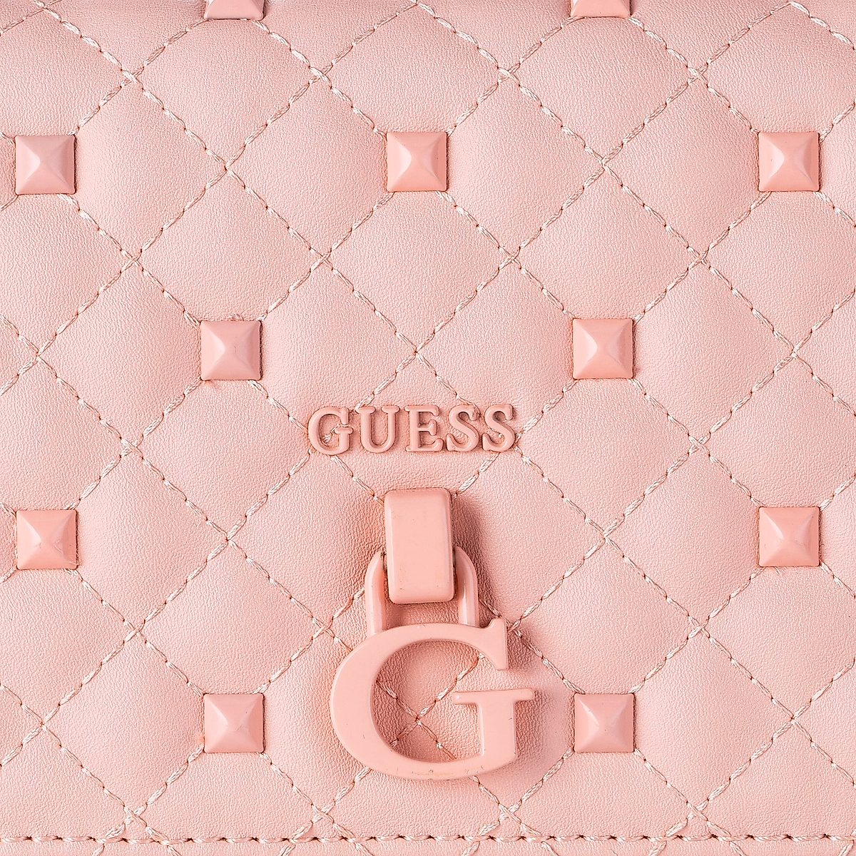 GUESS Rue Rose Mini Crossbody Flap Peach One Size