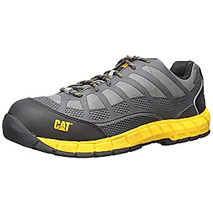 Caterpillar Men's Streamline Composite Toe Work Shoe Construction, Grey, 10.5