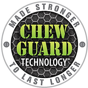 goDog Checkers Skinny Rooster Squeaky Plush Dog Toy, Chew Guard Technology - White, Large