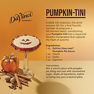 DaVinci Gourmet Pumpkin Pie Sauce, 64 Fluid Ounce (Pack of 1)