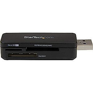 StarTech.com USB 3.0 External Flash Multi Media Memory Card Reader, SDHC MicroSD, TAA - Replaced by FCREADMICRO3V2