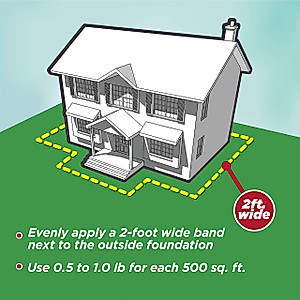 Amdro 100526851 Quick Kill Home Perimeter Insect Killer Granules, 2 lb, Clear