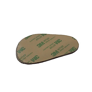 Foam Violin Chin Rest Pad with Adhesive Backing for Full Size 4/4 Also Fits 3/4 Chinrest