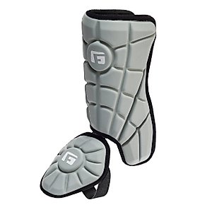 G-Form Batter's Leg Guard, Silver, LH Hitter, Youth