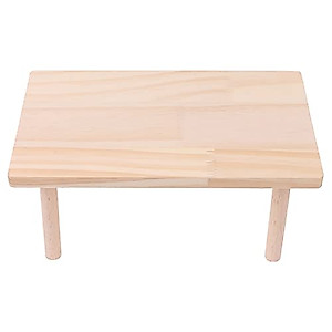 Ipetboom Hamster Platform 1 Pc Hamster Platform, Hamster Play Wooden Platform Bird Playground Hamster Climbing Toy for Hamster Squirrel Gerbil Chinchilla Birds