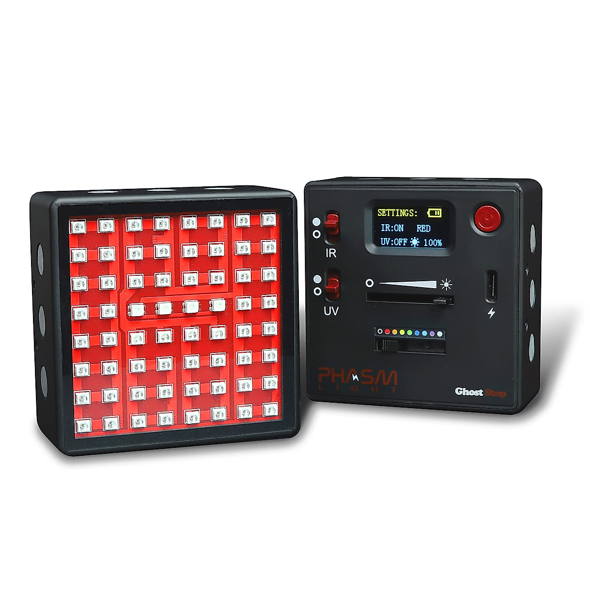 Phasm Light Night Vision Video Camera Illuminator with Full Spectrum Color and Magnet Mounting