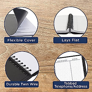 2022 Monthly Planner by AT-A-GLANCE, 7" x 8-3/4", Medium, Black (7012005)