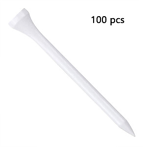 Zivisk Wooden Golf Tees 3-1/4" 100 Count 83mm White