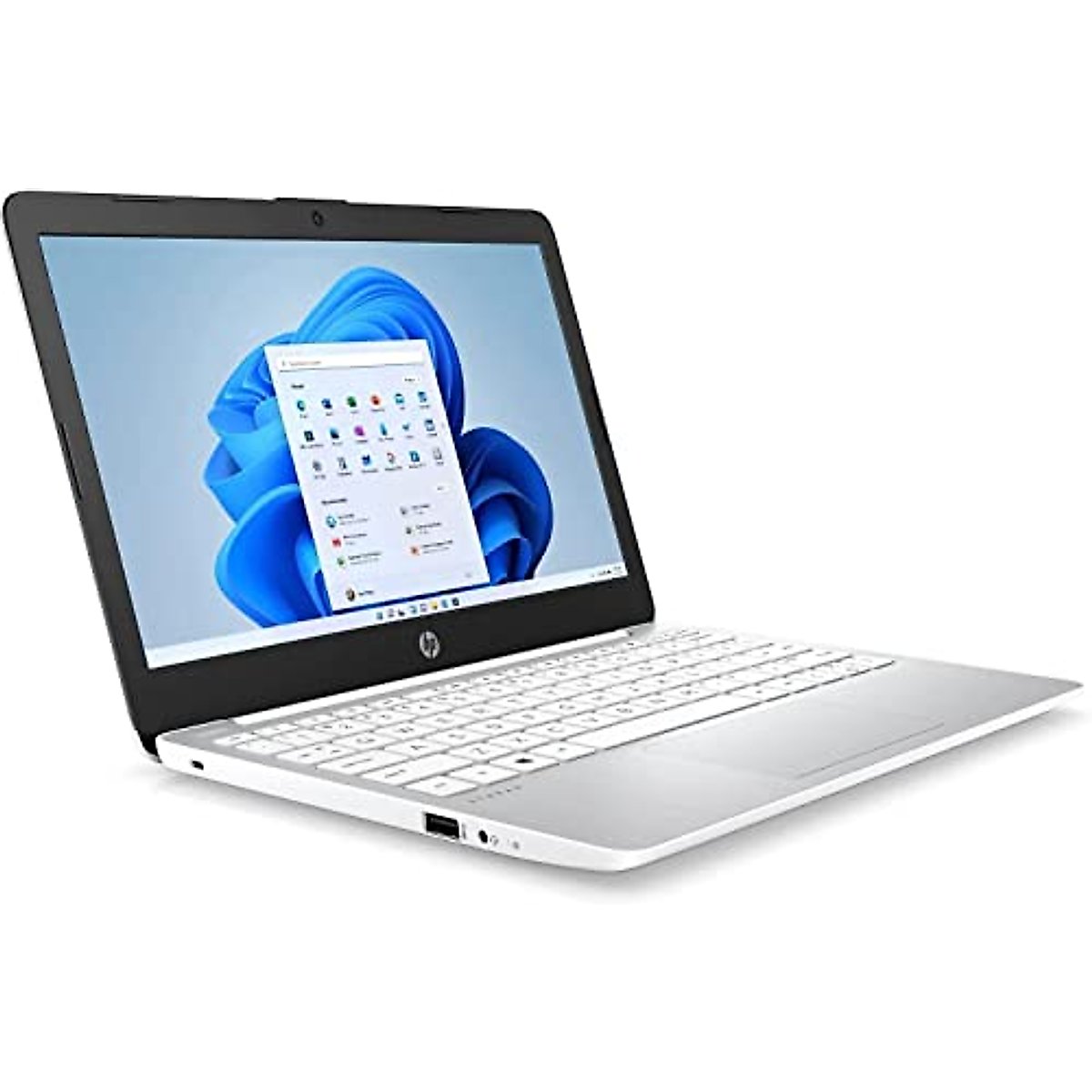 HP Stream Laptop 11-AK0053DX 11.6" Intel Celeron N4120, Intel UHD Graphics 600, 4GB DDR4 RAM, 64GB eMMC, Windows 11 Home in S Mode, Diamond White (Renewed)