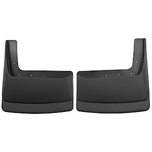 Husky Liners - Rear Mud Guards | 1999 - 2010 Ford F-350/F - 450 w/ Dual Rear Wheels, Rear Set - Black, 2 Pc. | 57451