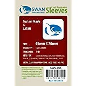 Swan Card Sleeves (45x70mm) - 160 Thin Sleeves