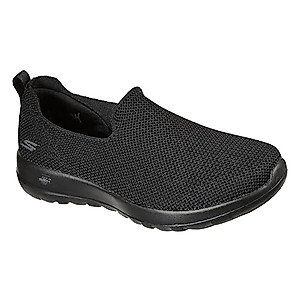 Skechers womens Walking Sneaker, Black, 7 US
