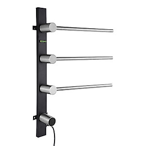 Bathroom Towel Warmer,Electric Wall Mounted Bathroom Towel Rack - Touch Screen Intelligent Control Electric Heated Towel Rack for Bathroom, Hotel, Kitchen, and Gym