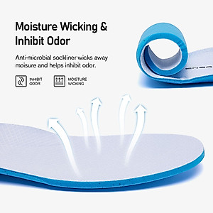 ALEADER Womens Tennis Shoes Slip On Nurse Shoes for Walking Running Trainning Wokout Sneakers White Peach Size 6 US