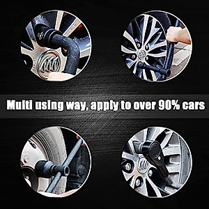 Anbull 3/4 Inch Drive Deep Impact Socket Set, 12 Piece Metric Combination, Sizes 17mm 19mm 21mm 22mm 24mm 27mm 30mm 32mm 33mm 36mm 38mm 41mm Hex Socket Set, 6 Point Design, Cr-V Chrome Vanadium Steel