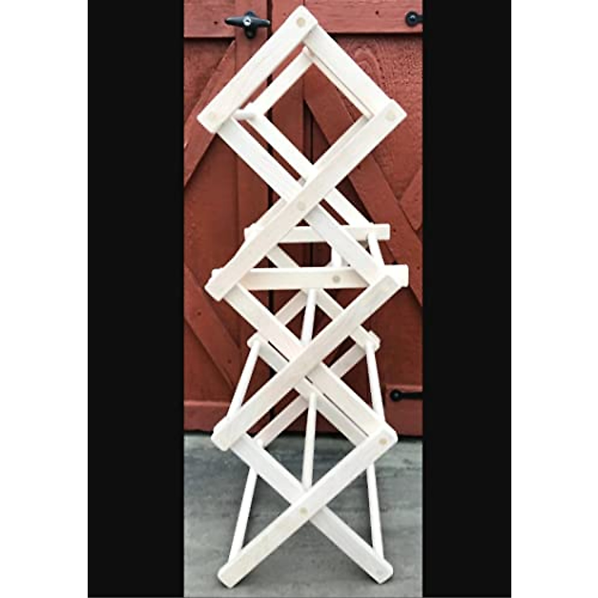 Laundry Clothes Drying Rack-Small 20" Wide Design-Portable & Folds up for Easy Storage-All Natural Maple Wood-Made in USA